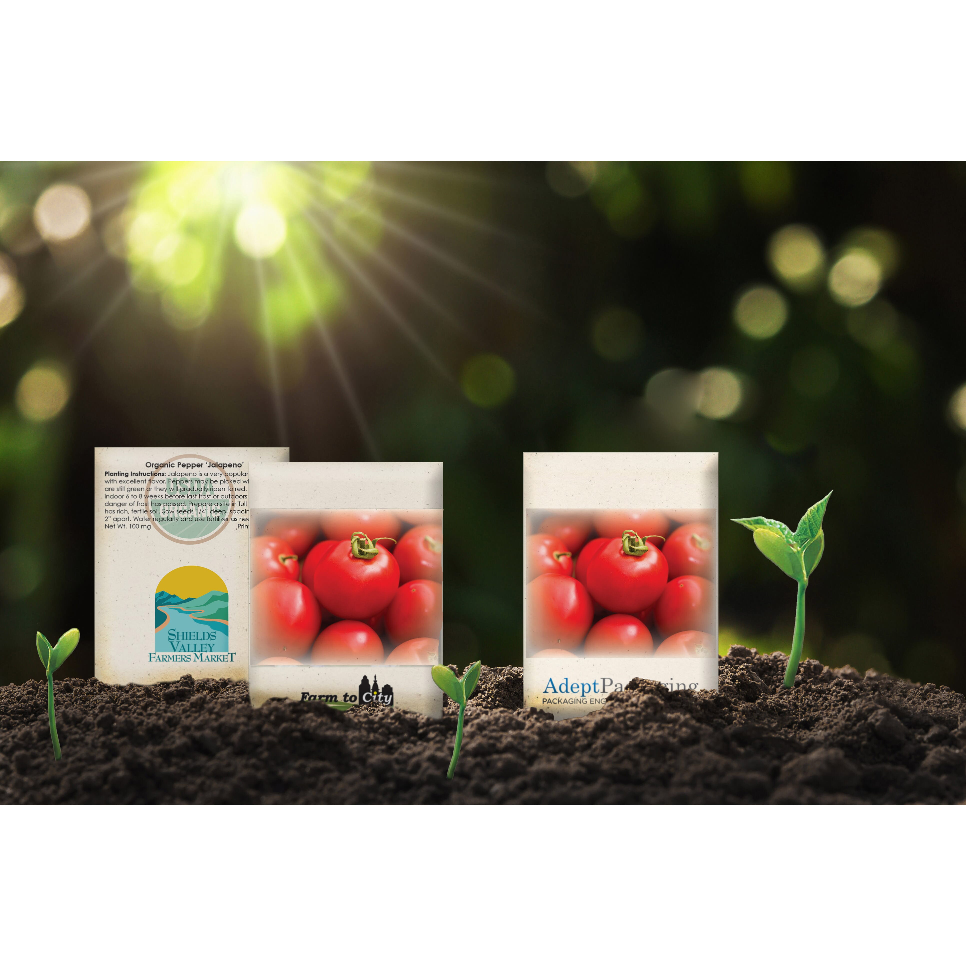 Branded Seed Packets | Seed Packets With Company Logo | Crestline