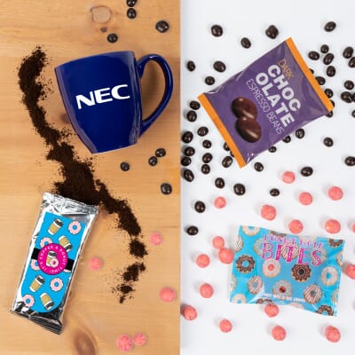 Coffee And Donuts Mailer Kit - Promotional Giveaway | Crestline