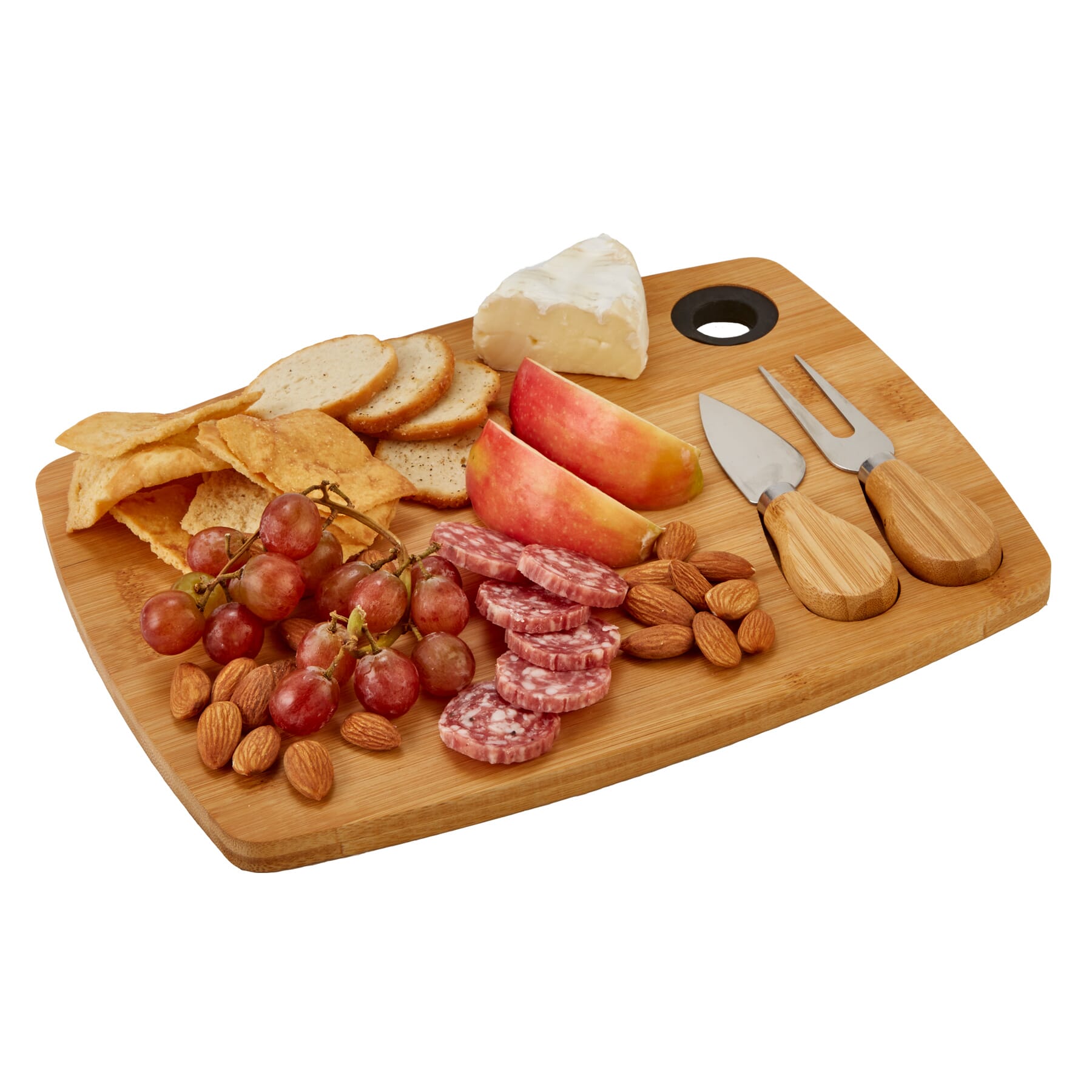 3 Piece Bamboo Cheese Board Set - Promotional Giveaway | Crestline