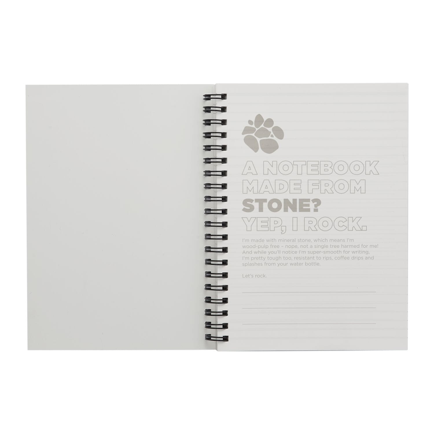 5” x 7” Mineral Stone Field Spiral Notebook - Promotional Giveaway ...