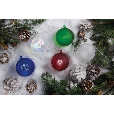Hand Blown Glass Ornament - Custom Logo | Crestline