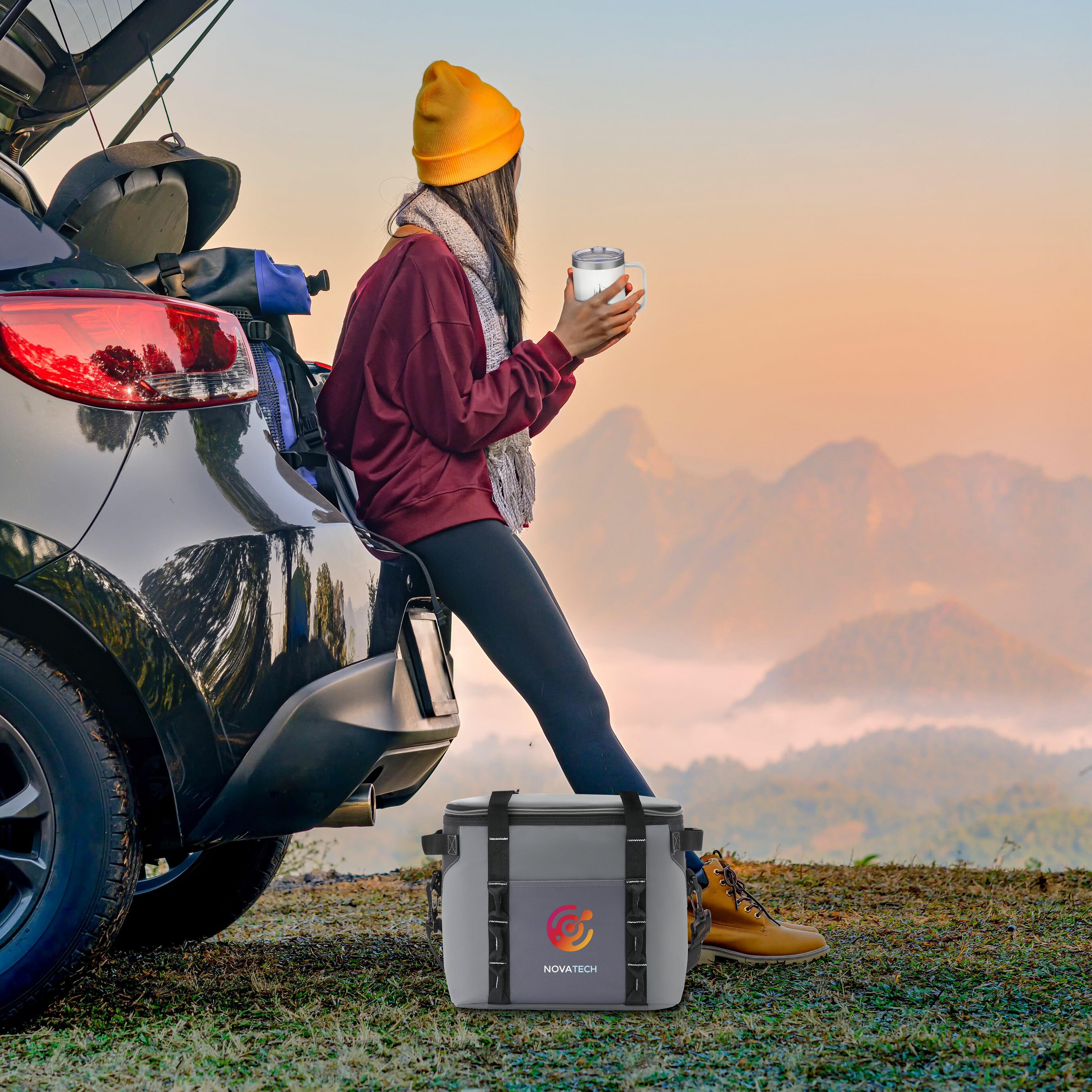 Urban Peak® Waterproof 12 Can Hinge Asher Cooler - Promotional Giveaway | Crestline