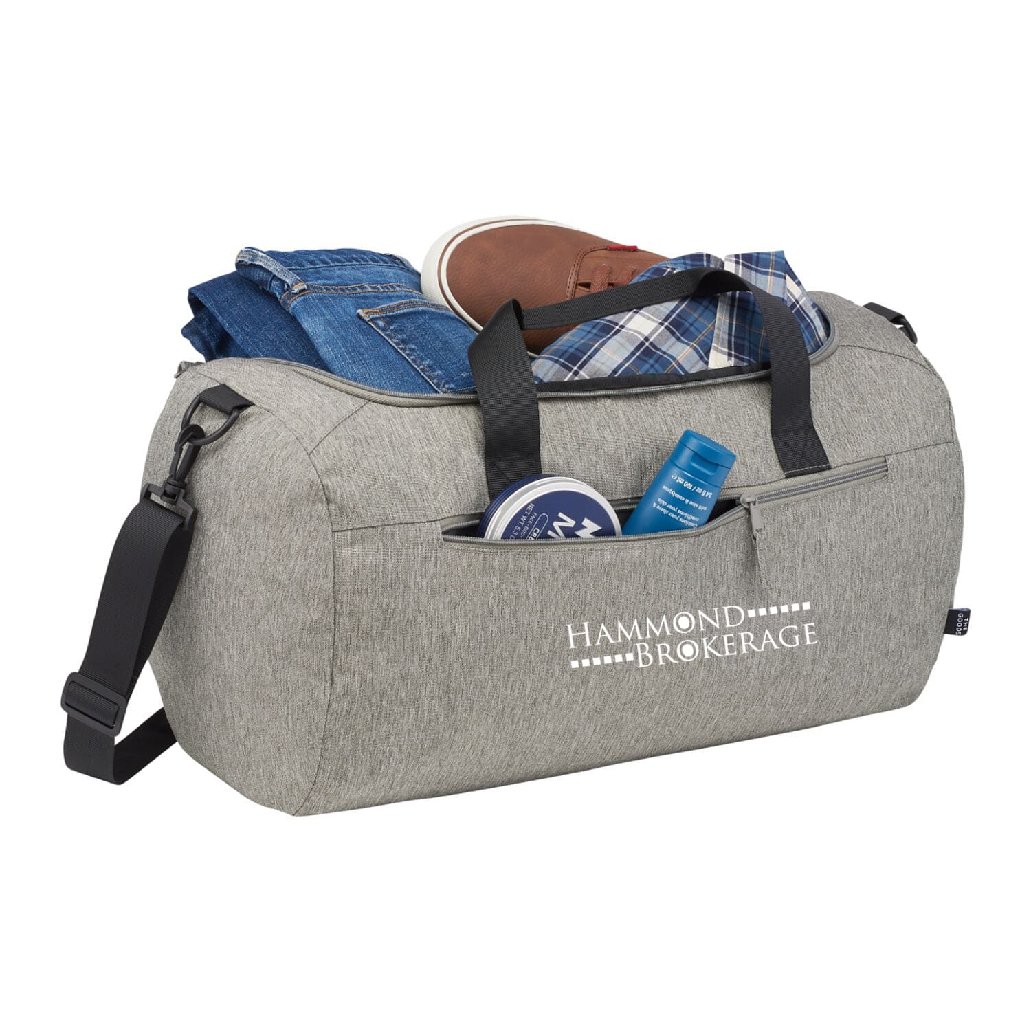 The Goods™ Recycled Roll Duffle Bag - Promotional Giveaway | Crestline