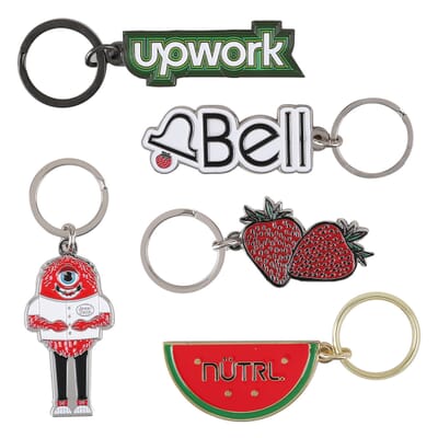 2" x 1" Soft Enamel Key Chain - Promotional Giveaway | Crestline