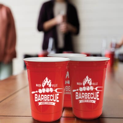 16 oz The Varsity Cup - Double-Wall With White Liner - Promotional ...
