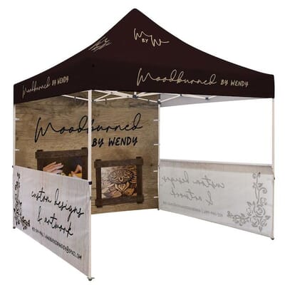 10' Standard Tent & Wall Kit Dye-Sub - Promotional | Crestline