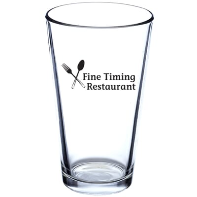 16 oz Durable Pint Glass - Custom Pint Glasses with Logo | Crestline