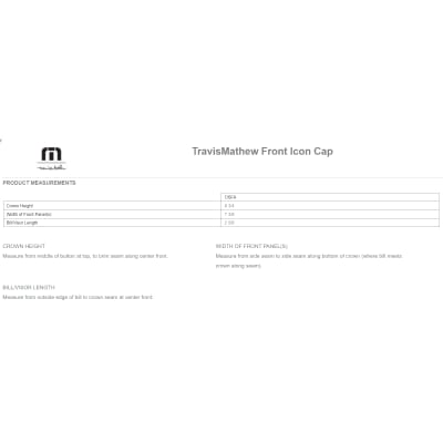 TravisMathew Front Icon Cap - Promotional | Crestline