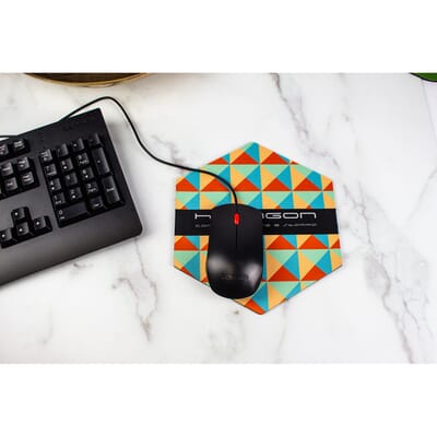 Hexagon Shape Soft Mouse Pad - Promotional Giveaway | Crestline