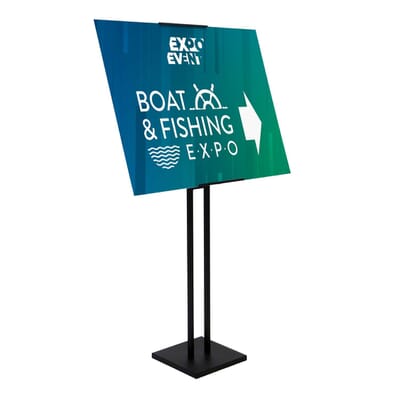 Adjustable Floor Standing Sign Holder Set - Custom Stand Sign | Crestline