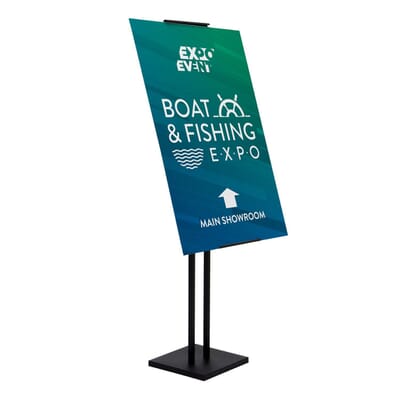 Adjustable Floor Standing Sign Holder Set - Custom Stand Sign | Crestline