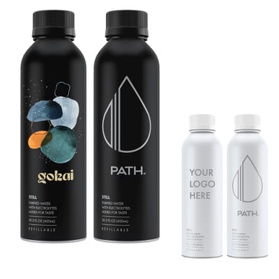 20 oz Path® Still Water Refillable Aluminum Bottle - Promotional ...