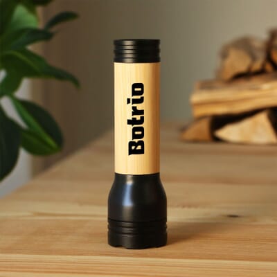 Bamboo Rechargeable Flashlight - Promotional Giveaway | Crestline