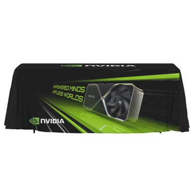 6' Full Color Drape Table Throw - Dye Sub Table Cover | Crestline