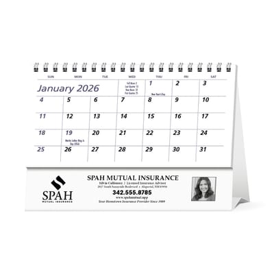 2026 Triumph® Calendars Econo Desk Calendar - Promotional Giveaway ...