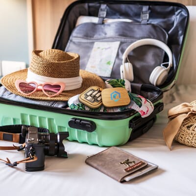 iPort Charging Cable Set with Bamboo Case - Custom Logo | Crestline