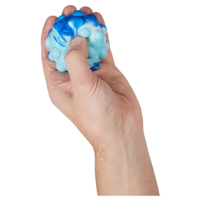 Push Pop Bubble Ball Fidget Sensory Toy - Logo Giveaway Stress Ball ...