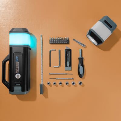 24-Piece Tool Set with Rechargeable LED Light - Promotional Giveaway ...