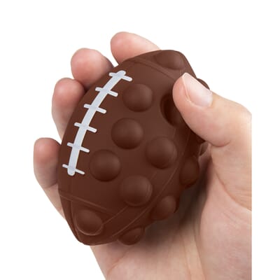 Football Shape Push Pop Fidget Sensory Toy - Logo Personalized | Crestline
